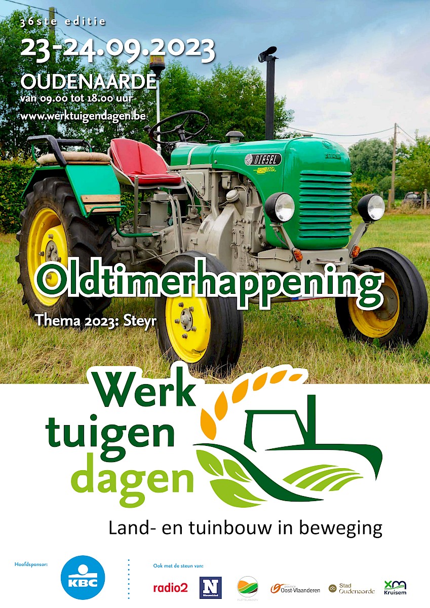 Oldtimer Happening Werktuigendagen Oudenaarde | Landbouwagenda | De agenda voor agrarisch Nederland!